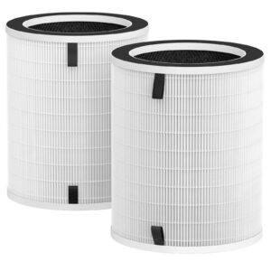 true hepa max filter replacement compatible with afloia max, mage, mage pro air cleaner purifier and honati max ap2202i and sans large room air cleaner cleaner purifiers, 2 pack