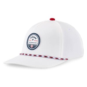 ogio standard retro headwear, white/red/navy, os