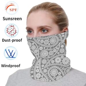 Neck Gaiter Mask Face Scarf Bandana Tube Cover Headwear Balaclava Headband Headwrap for Men and Women