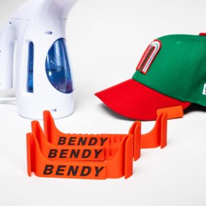 Bendy Brims Adjustable Hat Brim Bender - Baseball Cap Curver for Men - Red