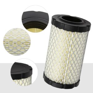 SYOWADA 590825 Air Filter Oil Filter Kit Replacement For John Deer Z345 Z345R Z345M Z235 Z355R Z335E E120 LT150, MIU13038 Air Filter Tune Up Kit Replacement For 591334 594201 MIU14395 GY21435