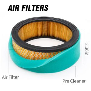 SYOWADA 20570400 Air Filter Kit Replacement for Kohler Ch11-ch16 Ch410-ch450 M18-m20 18-20 Hp Engines, M83646 Air Filter Replacement for Kohler 47 03 04, 47 083 01, 47 083 01-s, 47 883 01