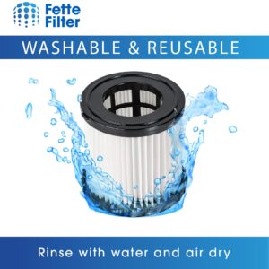 Fette Filter - A32VC05 A32RF08 Replacement Filter Compatible with RYOBI P3240 PCL733 PCL734 18V ONE+ 3 Gal. Wet/Dry Vacuums. Compatible with Hoover ONEPWR BH57105 - Pack of 4