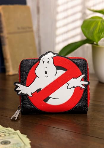 Loungefly Sony Ghostbusters No Ghost Logo Zip Wallet | Ghostbusters Wallets Standard