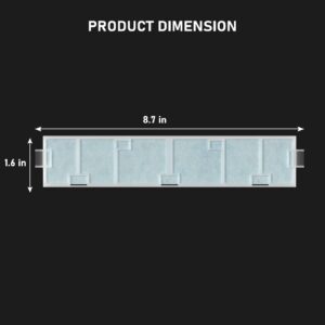 Carmerny MAC-408FT-E Filter Replacement Compatible with Mitsubishi MAC-408FT-E Air Conditioner, Filter for Optimal Air Filtration, Pack of 4