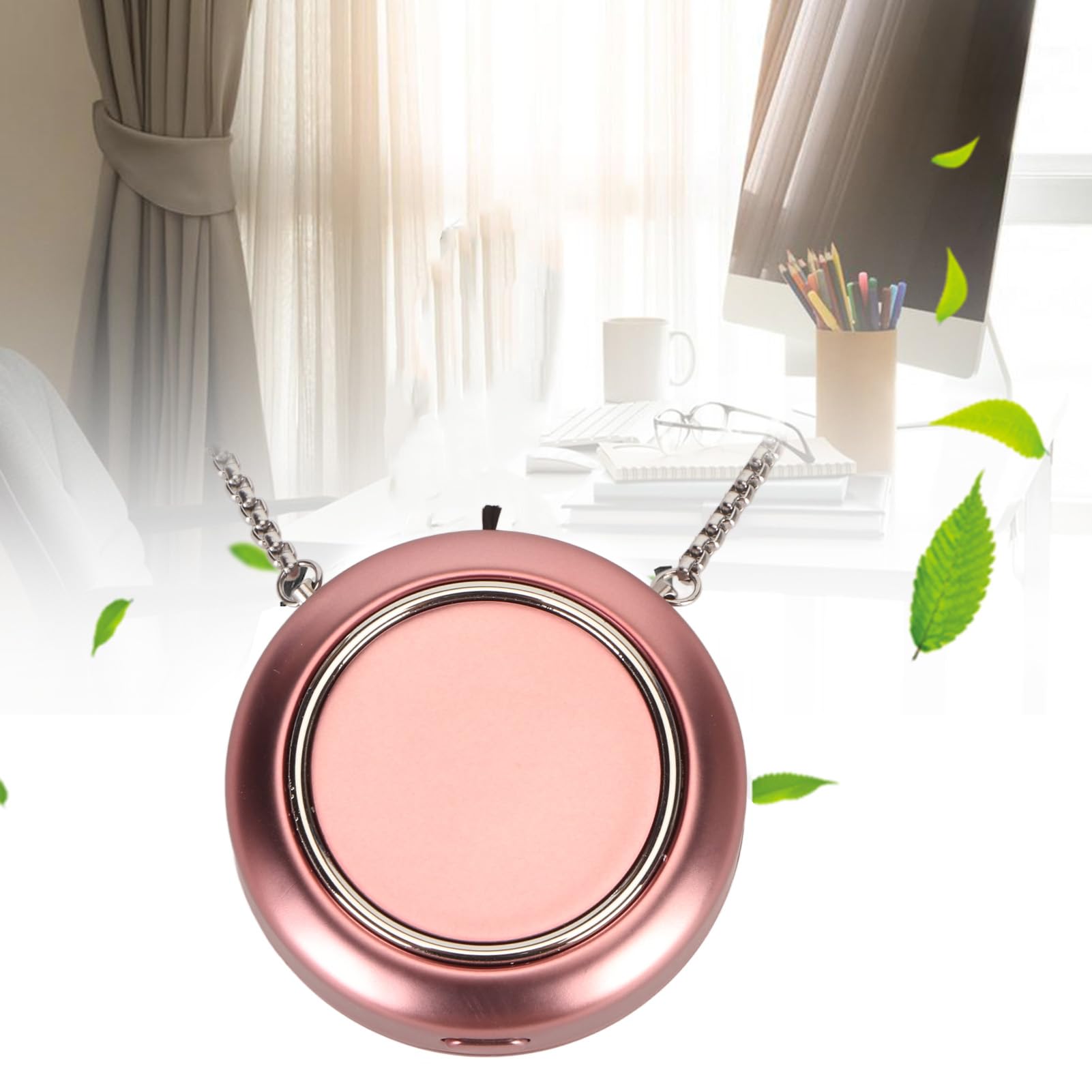 Purifier Necklace, Wearable Air Purifier Necklace Portable Air Purifier Necklace Personal Small Air Purifiers Rechargeable Quiet Mini Negative Ion Purifier for Car Office Travel