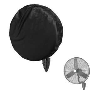 sobana wall mount fan cover,suitable for 24 inch industrial fan and pedestal fan,waterproof dust proof proof anti-uv outdoor fan covers,black