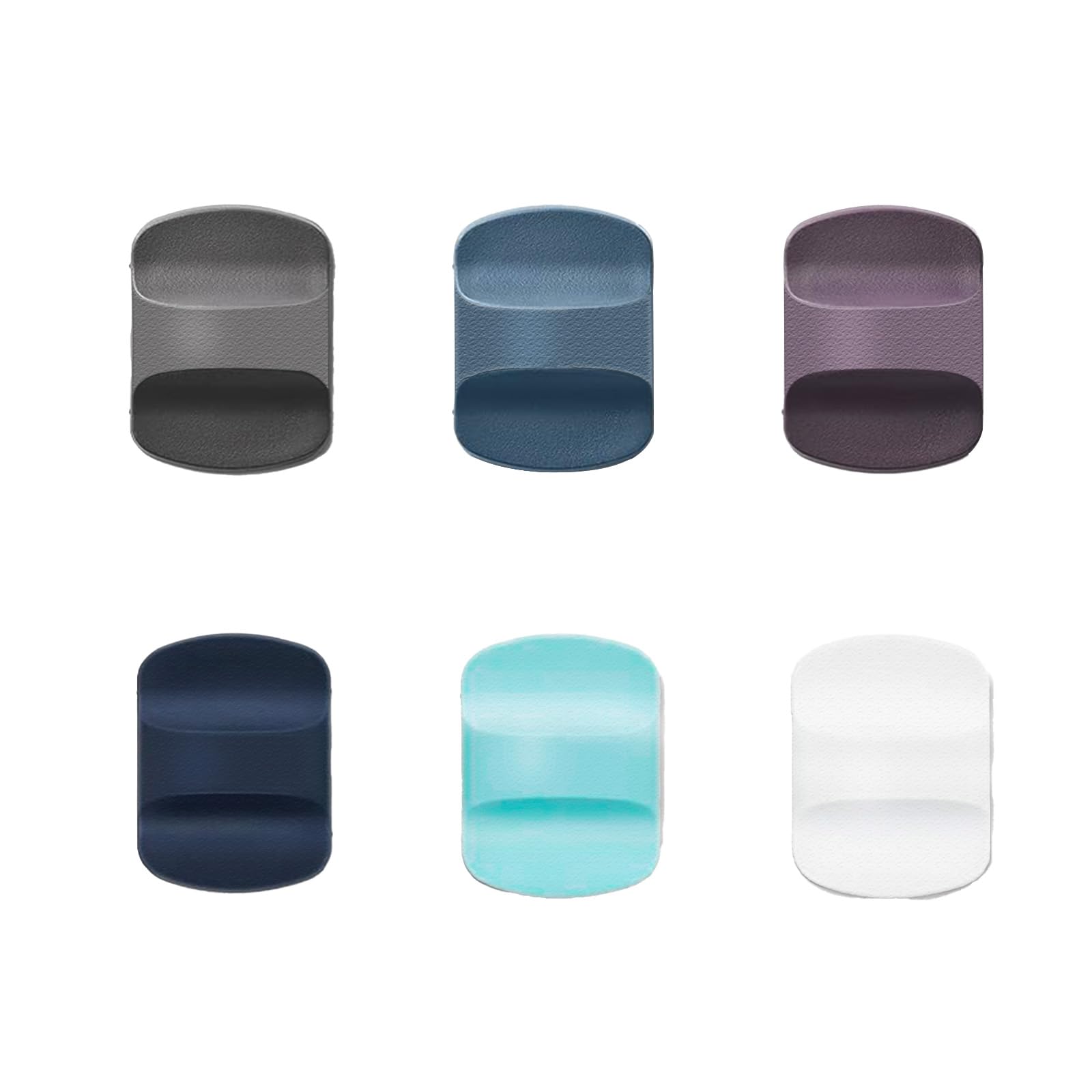 SOEOR Magslider 6 Pack Replacement for YETI Magnetic Lids (Nordic Blue, Nordic Purple, Charcoal, Navy, White, Seafoam)