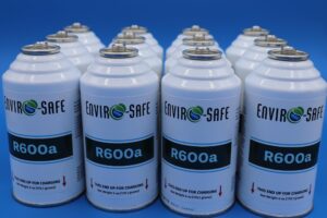 envirosafe r600a refrigerant - case of 12 6oz cans - r600a for hvac for use