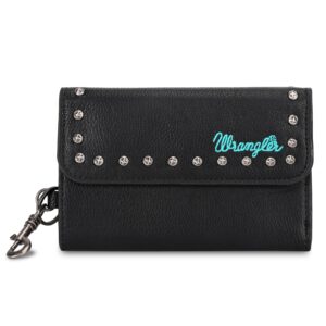 wrangler wallet for women slim trifold credit card cases & money organizers