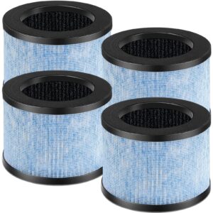 katerelis 4 pack mk01 mk06 tz-k1 replacement filter compatible with aroeve mk01 mk06 mg01jh, tolife tz-k1 and kloudi dh-jh01, pomoron mj001h, elechomes epi081/ep1081, and intelabe epi080/ep1080