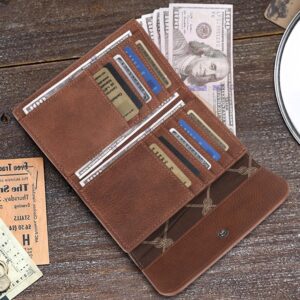 Wrangler Wallet for Women Slim Trifold Credit Card Cases & Money Organizers