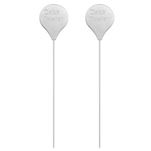 cake tester, 2 packs cake testers for baking and cakes testing stick doneness endurance caketester skewer 7.9 in stainless steel rondauno