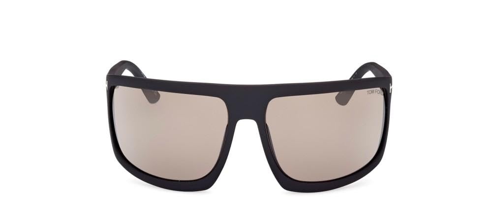 Tom Ford CLINT FT 1066 Matte Black/Roviex 68/16/120 unisex Sunglasses