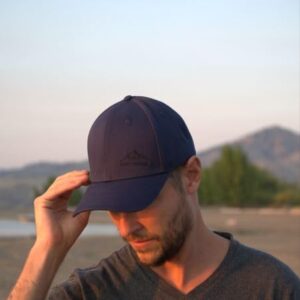 Higher Mountains EMF Protection Hat Cap 5G, 4G, Faraday Clothing (Navy Blue)