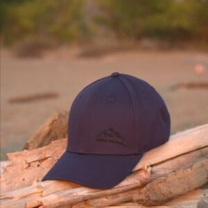 Higher Mountains EMF Protection Hat Cap 5G, 4G, Faraday Clothing (Navy Blue)