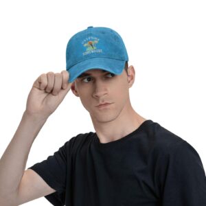 Philysonic Blue Baseball Hat for Men & Women, 5 O'clock Somewhere, Adjustable, Graphic, Unisex