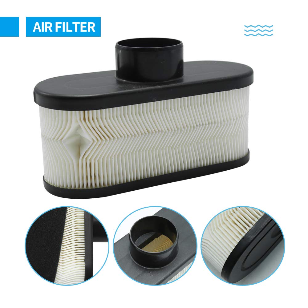 Hoypeyfiy Lawn Mower Tractor 11013-7047 Air Filter Oil Filter Kit Replacement for Kawasaki FR651V FR691V FR730V FS481V