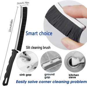 Gap Cleaning Brush, Dead Corners Multifunctional Brushes,Bathroom Crevice Gaps Cleaning Brush，Clean The Dead Corners of Bathroom Kitchen Tiles for Bathroom Kitchen Tiles Window Slots (5pcs)