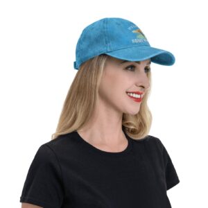 Philysonic Blue Baseball Hat for Men & Women, 5 O'clock Somewhere, Adjustable, Graphic, Unisex