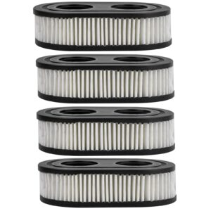 4Pack Air Filter, Suitable for 593260 798452 334404Series Engine 550E 500EX 550EX 625 575EX 4247 5432 5432K 09P00 09P702 Lawn Mower Air Filter Mower Series Engine