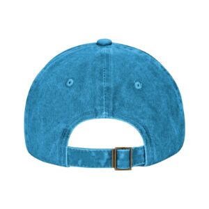 Philysonic Blue Baseball Hat for Men & Women, 5 O'clock Somewhere, Adjustable, Graphic, Unisex