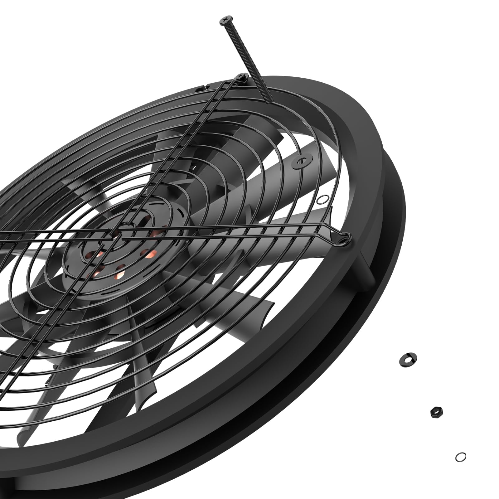 SUNYIMA Solar Fan, 20W Weatherproof Solar Powered Fan with DC Fan for Small Chicken Coops, Greenhouses, Sheds,Pet Houses, Window Exhaust