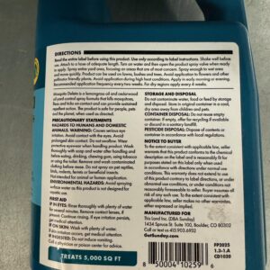 Sunday Mosquito Deleto - Mosquito Repellent & Bug Control Spray - Concentrated Lemongrass & Cedar Oils - for Mosquitoes, Fleas, & Ticks - Lasts up to 4 Weeks - Hose-On Sprayer, 32 Fl Oz