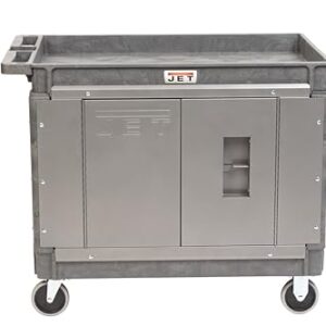 JET PUC-4126 Resin Utility Cart with JT1-126 LOAD-N-LOCK Security System