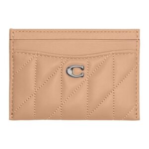 coach quilted pillow leather essential card case