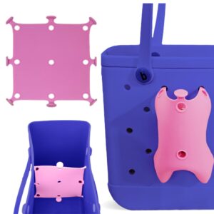 savpack tote bag organizer (pink): compatible with bogg bag xl and baby bogg bag - multipurpose: phone holder - cup holder - divider