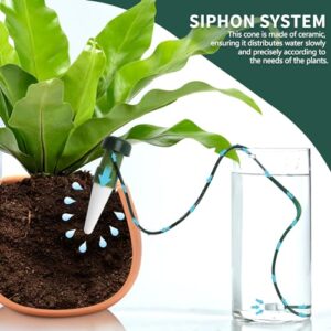 BYDOLL Plant Self-Watering Stakes Automatic Plant Watering Spikes for Indoor or Outdoor Plants,Houseplant Insert Watering Devices for Vacation Garden use,Drip Irrigation System for Plant（5 Pack)