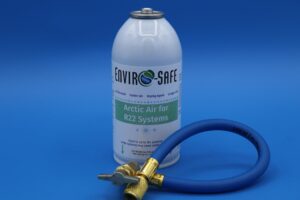 enviro-safe envirosafe arctic air for r22, 1 can and brass hose