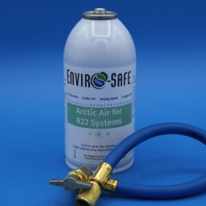 ENVIRO-SAFE Envirosafe Arctic Air for R22, 1 can and Brass Hose