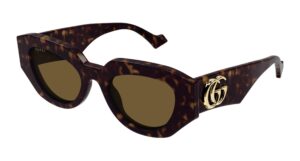 gucci gg1421s havana/brown 51/20/145 women sunglasses