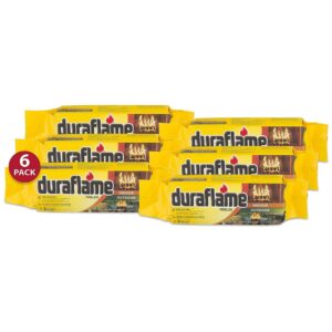 Duraflame 4.5 Pound 3 Hour Long Burn Time Indoor Outdoor Quick Light Fire Log for Camping, Firepits, Bonfires, and Fireplaces (12 Pack)