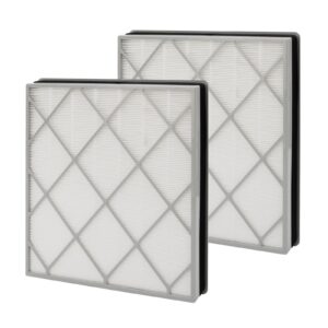 he400 hepa filter replacement compatible with shark he400 he401 he402 he405,2 pack