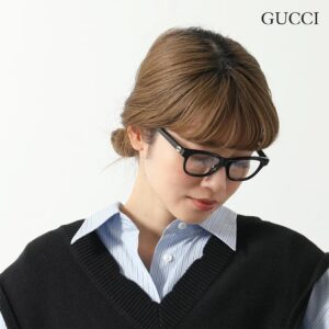 Gucci GG03720 Designer Fashion Eyeglasses: Woman Rectangular Shape Eyeglasses Frame Eyewear with Luxury eSHADES Kit - Embrace Sophistication and Elegance