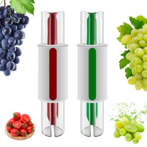 Tomato Slicer Multi-Function Grape Cutter Small Fruit Cutter Grape Kitchen Accessories Cake Decoration Tool Fruit Slicer (Green)