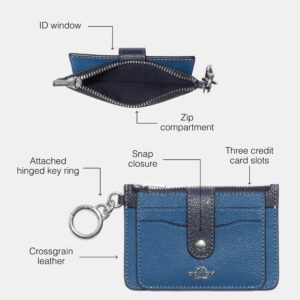 Coach Contrast Trim Attachment Card Case