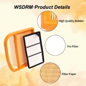 WSDRM TS410 TS420 Air Filter Pre Cleaner for TS410 TS420 TS410Z TS420Z TS480 TS500i Concrete Cut Off Saw Cutquik Saws Chop Saw 4238 140 4402, 4238 141 0300, 4238-140-1800, 3 pcs