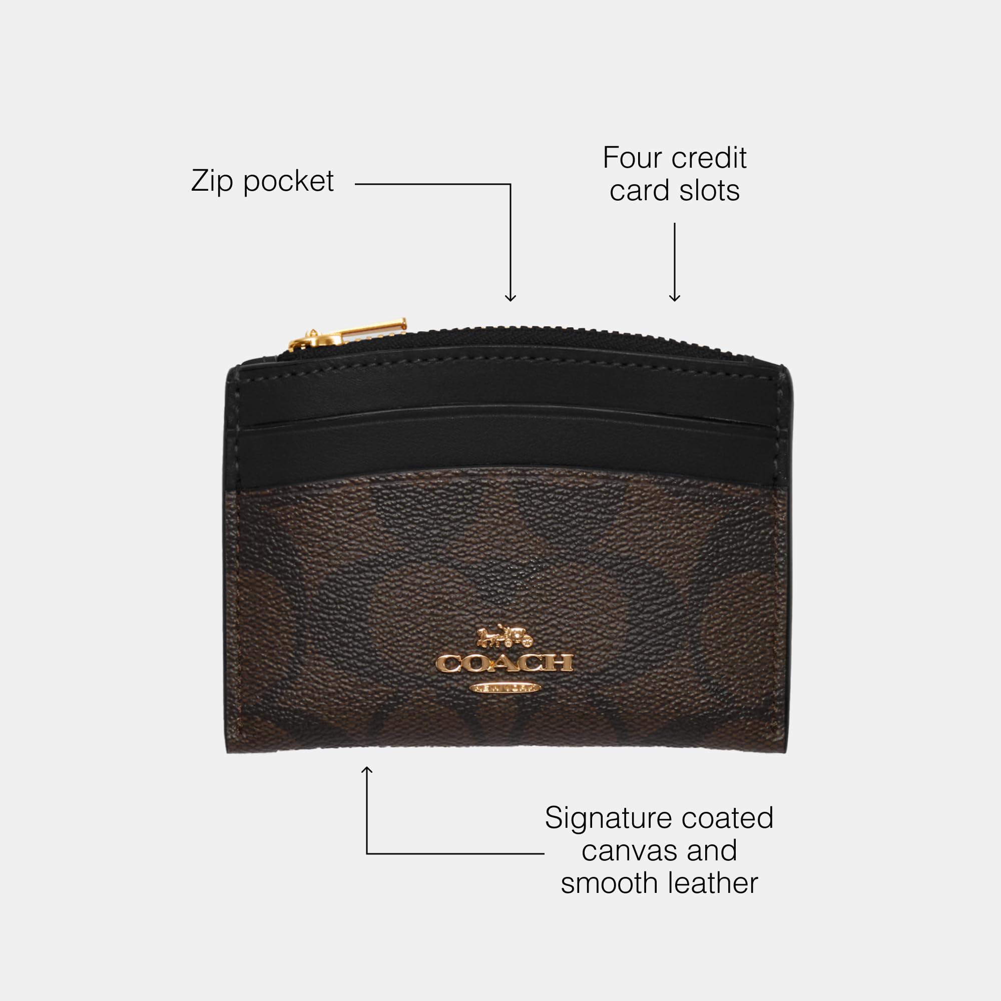 Coach Signature Shaped Card Case