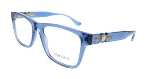 versace eyeglasses ve 3303 5415 transparent blue