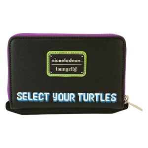 Loungefly Teenage Mutant Ninja Turtles 40th Anniversary Vintage Arcade Lenticular Zip Around Wallet