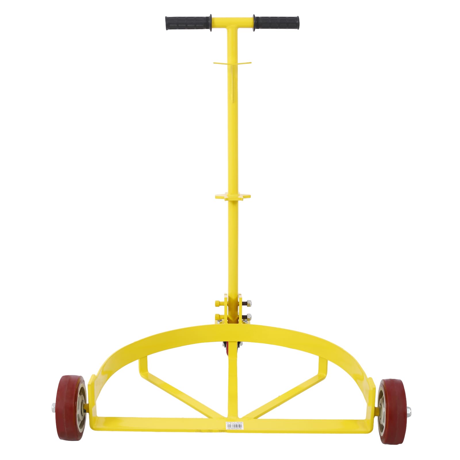 55 Gallon Drum Dolly 1pk - 1200 lb Capacity Oil Barrel Drum Roller Cart - Low Profile Steel Oil Drum Caddy，Yellow