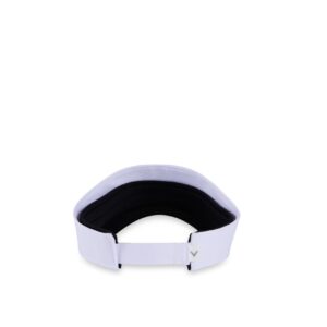 Callaway Golf Women's Liquid Metal Visor Collection Headwear (White/Gunmetal)