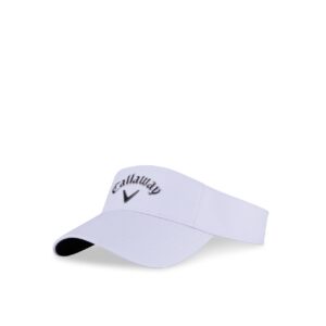 Callaway Golf Women's Liquid Metal Visor Collection Headwear (White/Gunmetal)