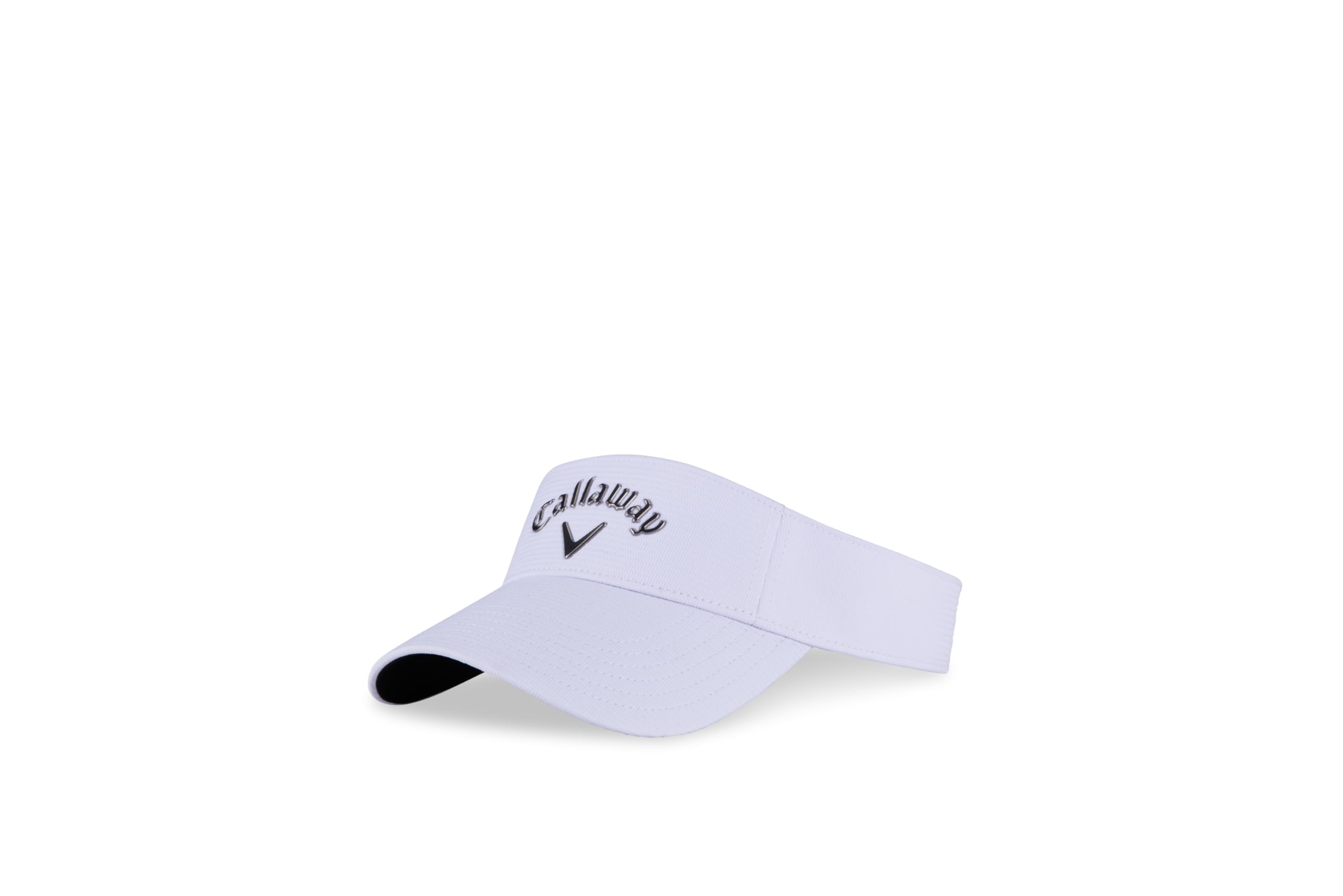 Callaway Golf Women's Liquid Metal Visor Collection Headwear (White/Gunmetal)