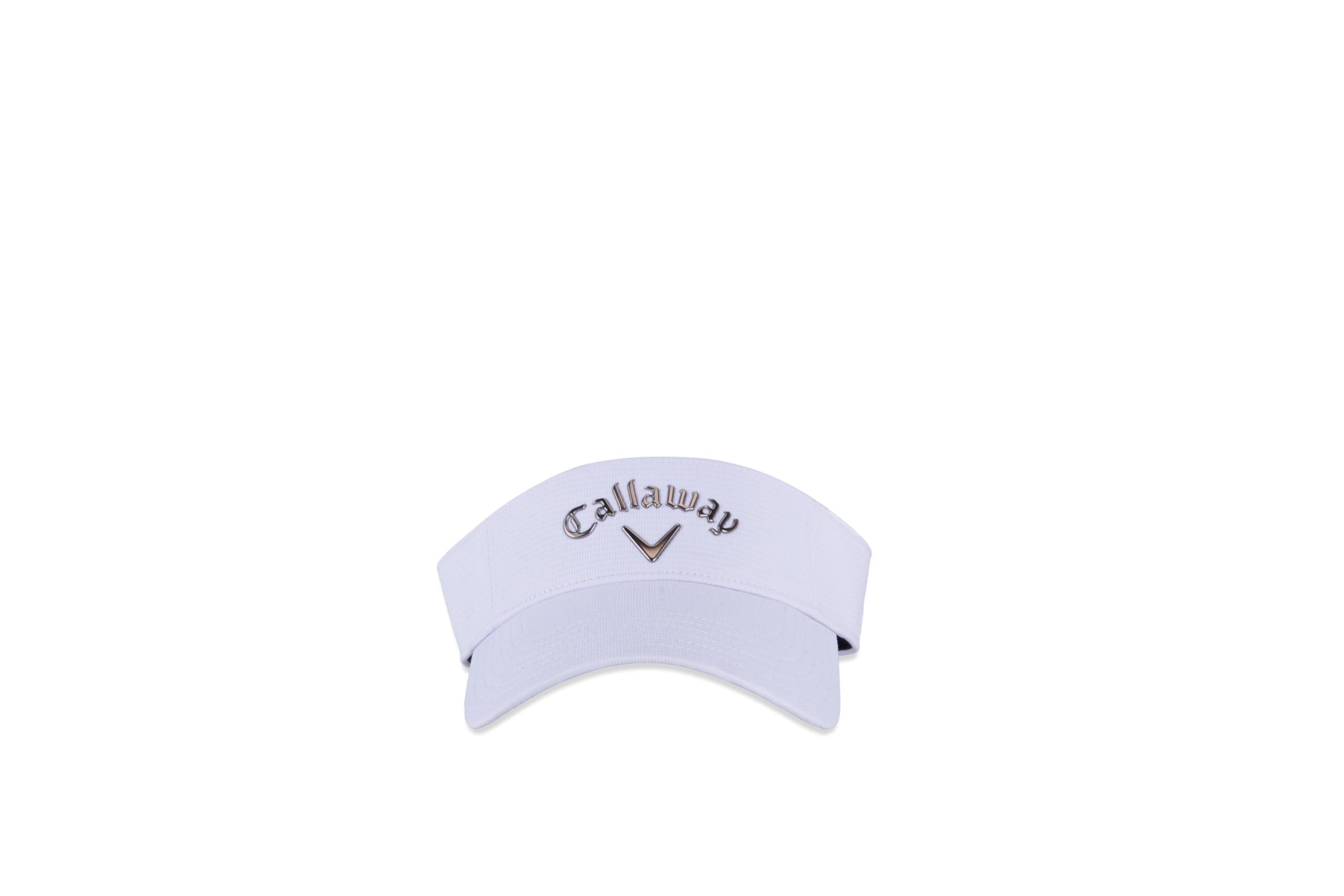 Callaway Golf Women's Liquid Metal Visor Collection Headwear (White/Gunmetal)