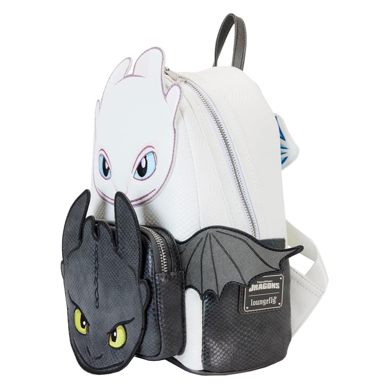 Loungefly How to Train Your Dragon Light and Night Fury Mini Backpack